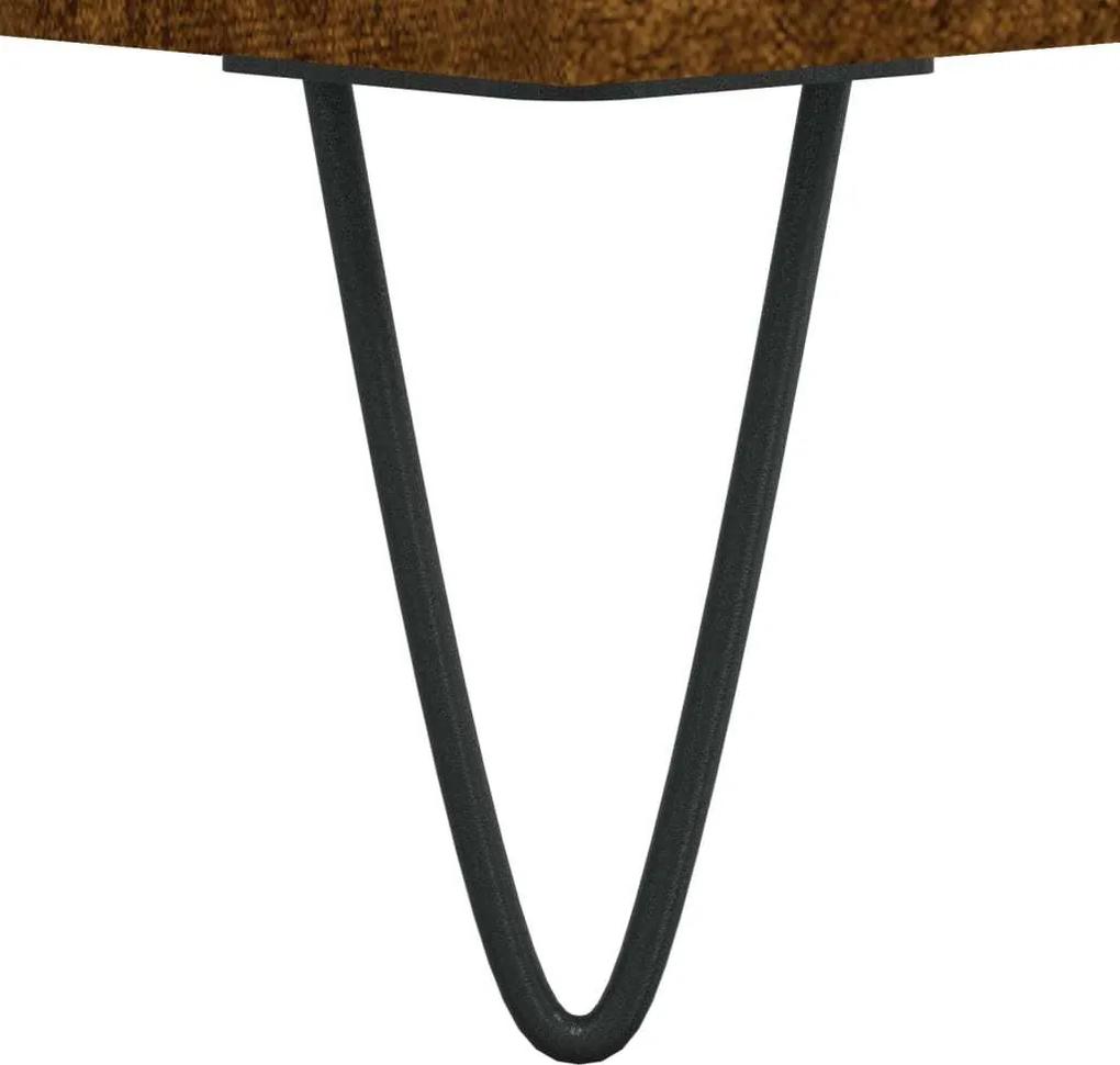 vidaXL Konferenční stolek 90 x 50 x 36,5 cm kompozitní dřevo [830809] Barva: hnědý dub