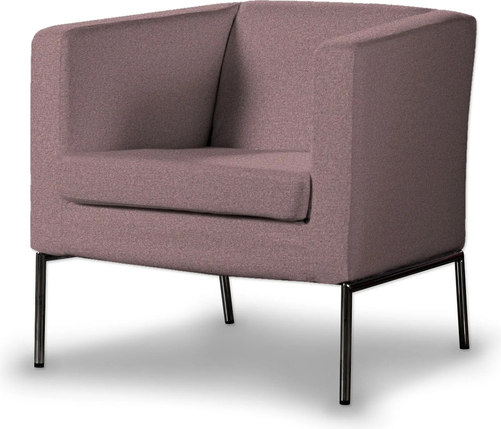 Potah na křeslo IKEA Klappsta barva růžová látka pletený vzor