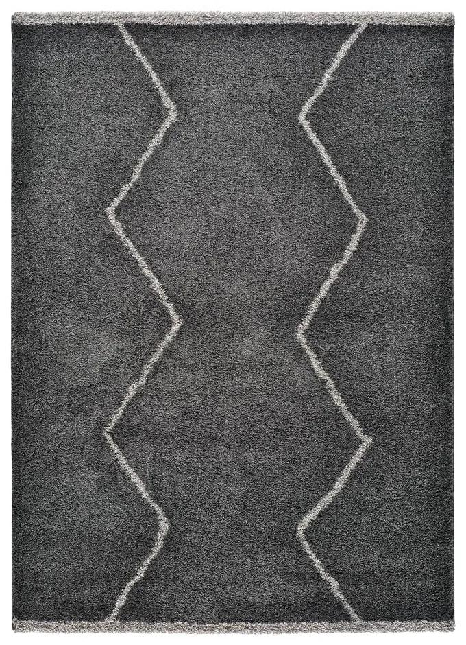 Černý koberec Universal Kasbah Sharp, 80 x 150 cm