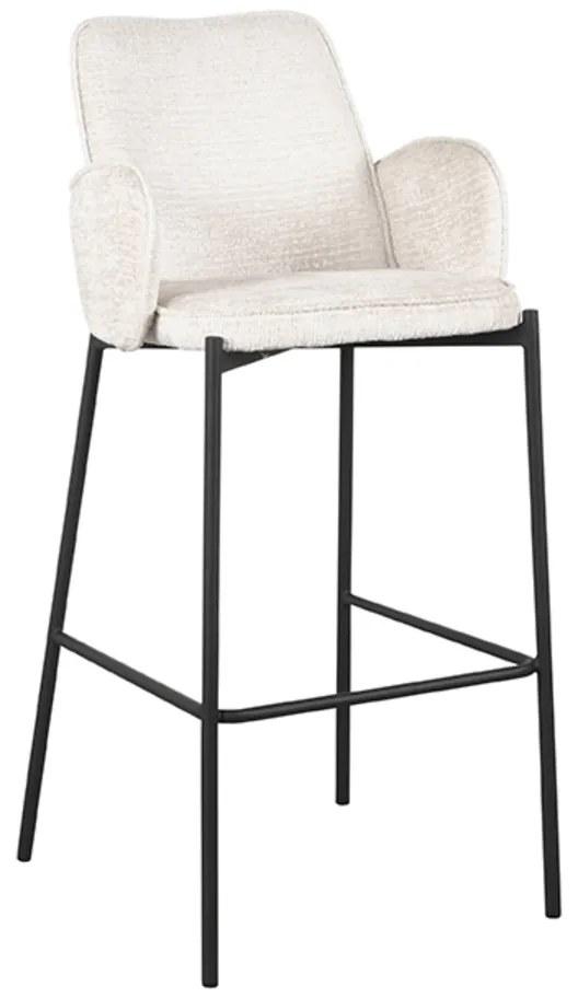 LABEL51 Barová židle JONI krémová 107 cm IH-50.184