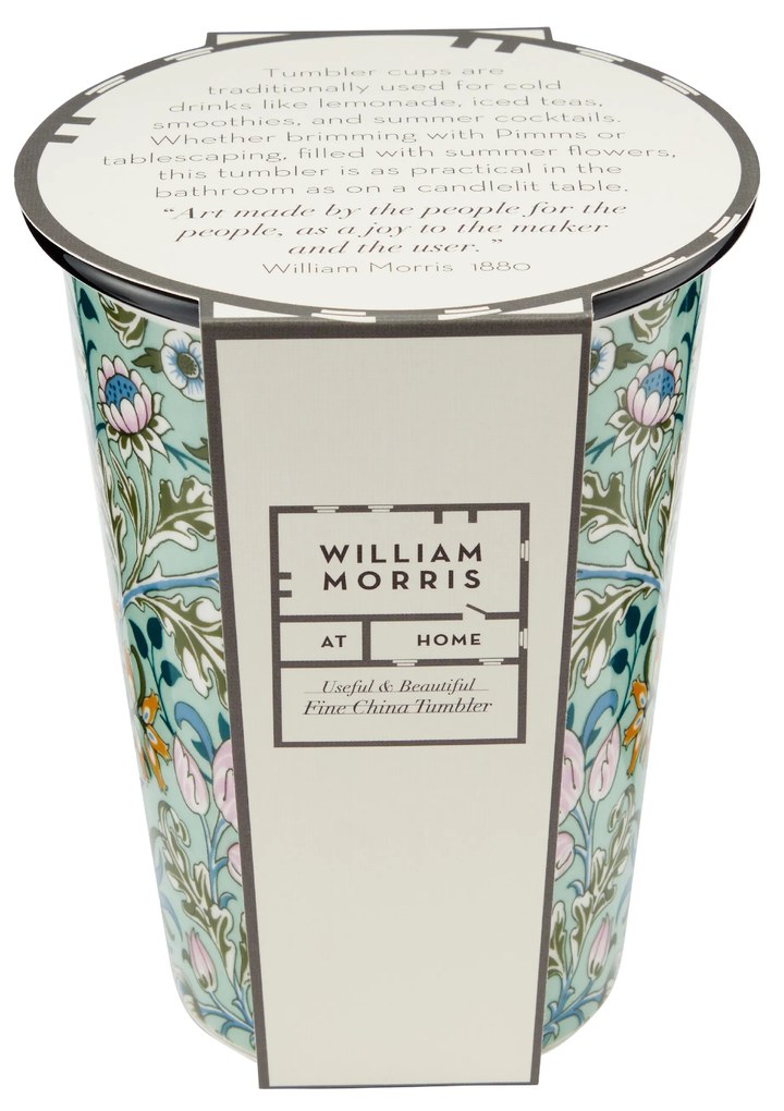 Heathcote & Ivory Ltd. Vysoký porcelánový hrnek - William Morris - Hyacint