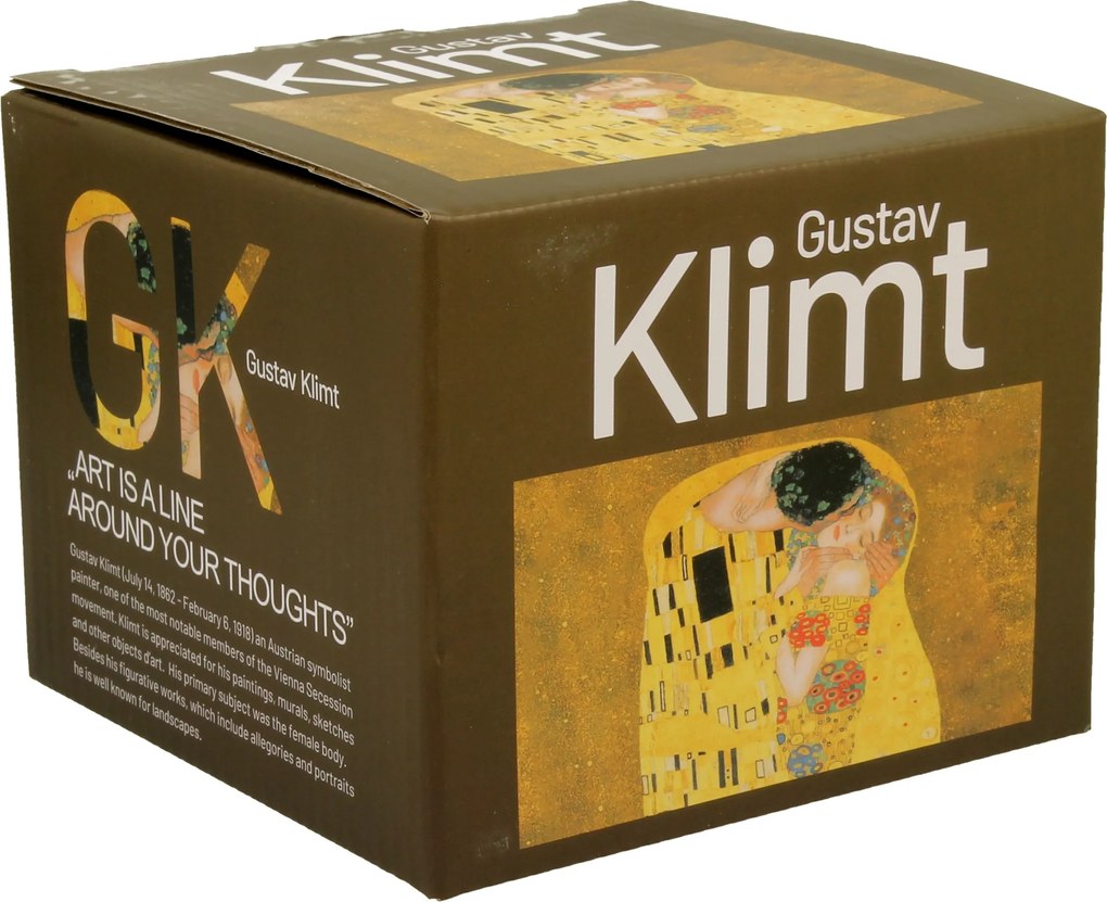 Porcelánový hrnek Klimt The Kiss 600 ml