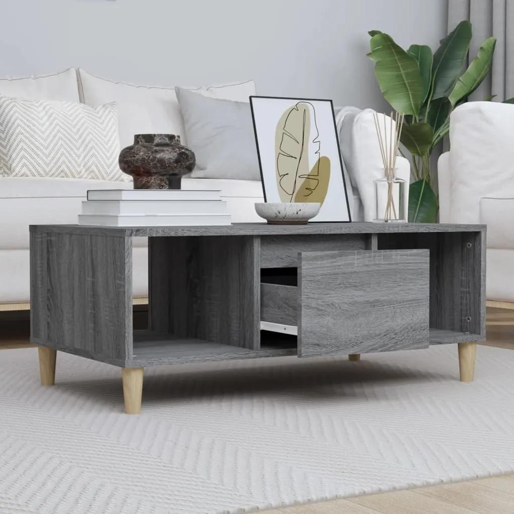 vidaXL Konferenční stolek 90x50x36,5 cm kompozitní dřevo [821065] Barva: hnědý dub