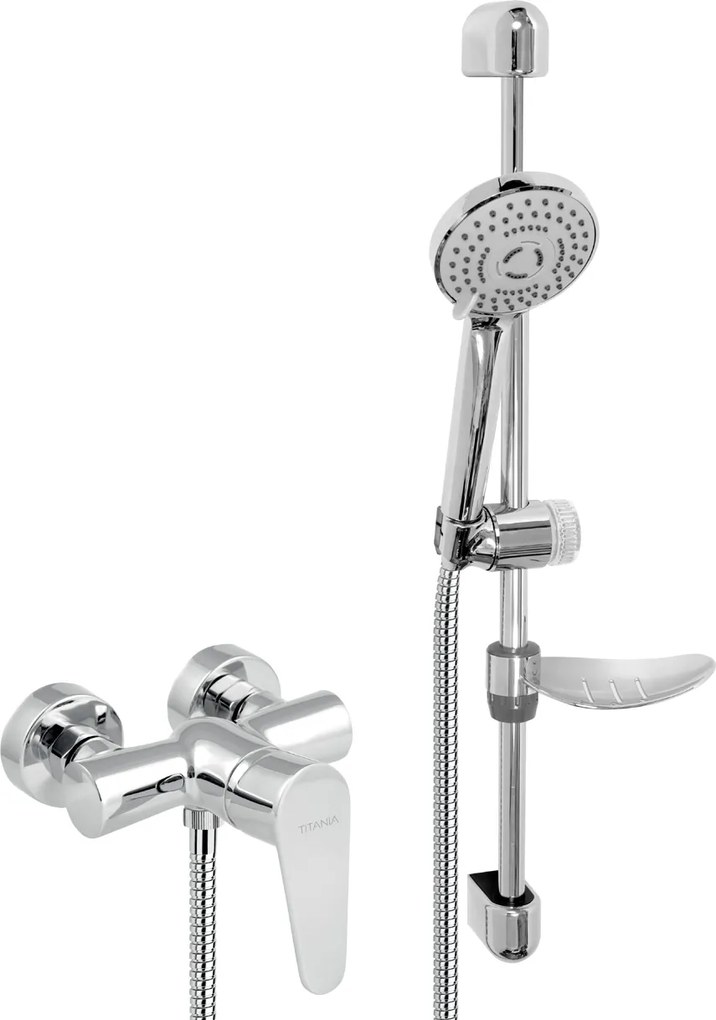 Novaservis Novaservis, Koupelnová sada sprchová Titania Fresh, chrom, 96065KIT-0