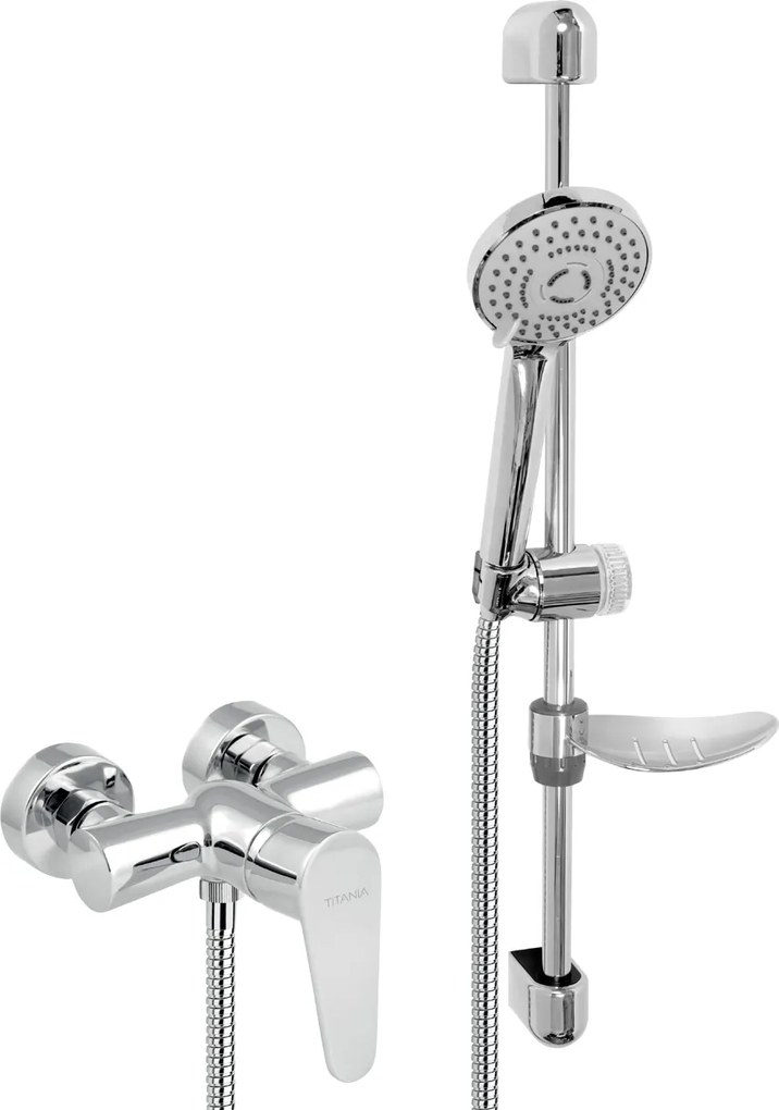 Novaservis Novaservis, Koupelnová sada sprchová Titania Fresh, chrom, 96065KIT-0