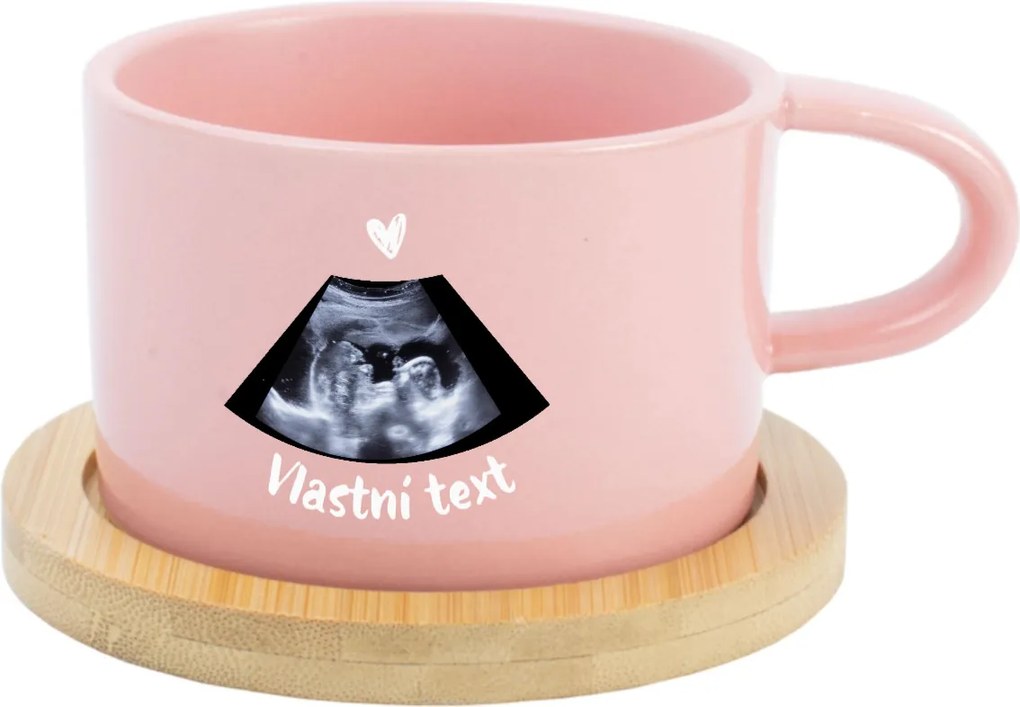 Personalizovaný keramický hrníček "MAKRONKA" s ultrazvukem