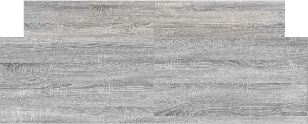 Rám postele s hlavovým a nožním čelem šedý sonoma 140 x 200 cm 3203752