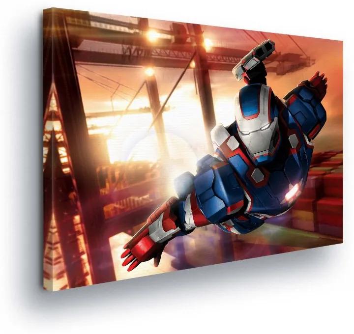 GLIX Obraz na plátně - Marvel Létající Iron Man II 100x75 cm