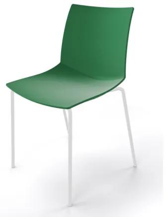 Gaber Plastová židle KANVAS NA Barva kostry bílá kostra Barva plastu Gaber hnědá 52
