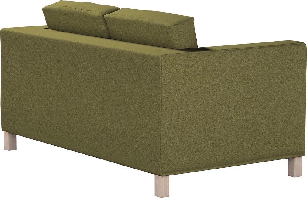 Potah na pohovku IKEA Karlanda 2-místná, krátký barva zelená látka pletený vzor