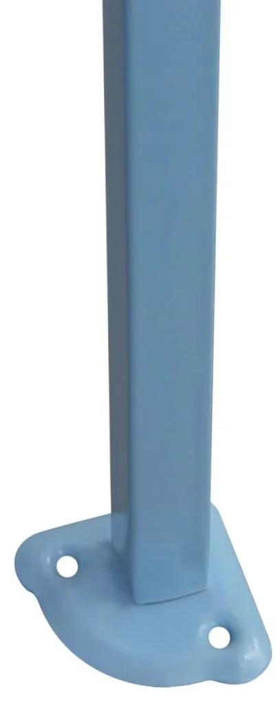 Rozkládací stan nůžkový 3 x 4,5 m modrý,  42510