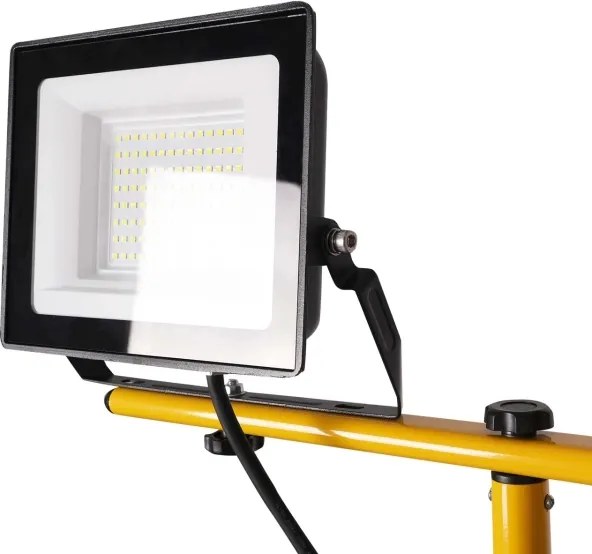 LED Reflektor se stojanem 2xLED/50W/230V 6500K IP65 žlutá