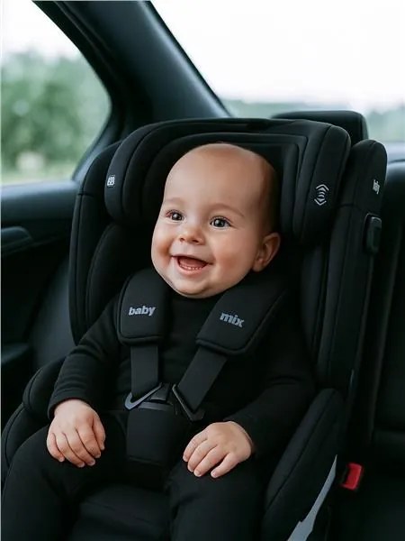 Autosedačka BABY MIX HERO PRO I-SIZE black 2025