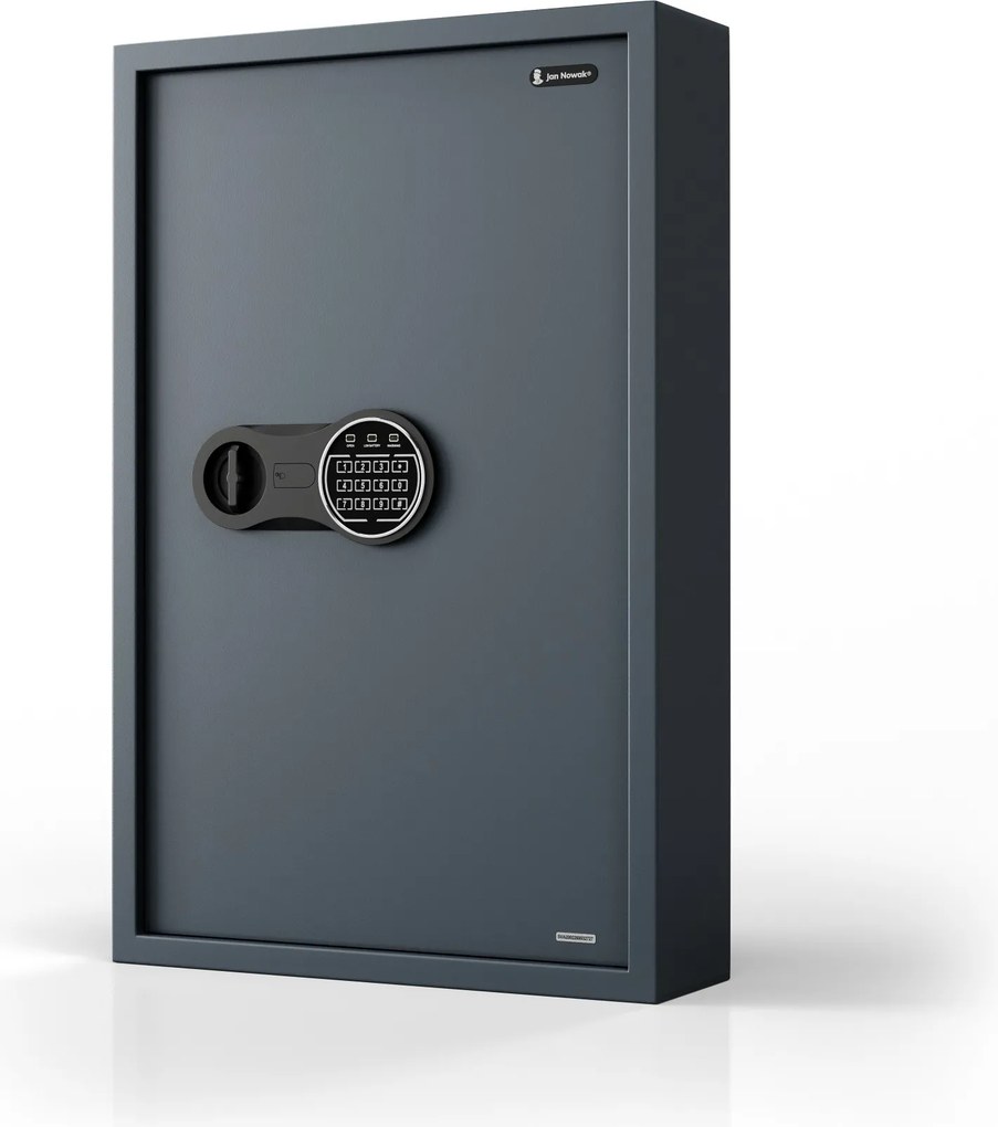 Skříňka na klíče elektronická s vhozem a kódovým zámkem, na 133 klíčů, 430x665x130 mm: BRUCE