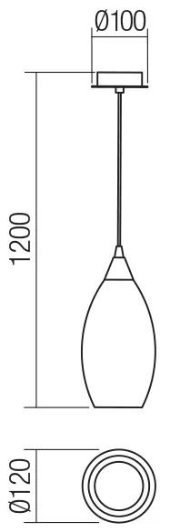 Smarter Závěsné svítidlo Tanner, ø12cm