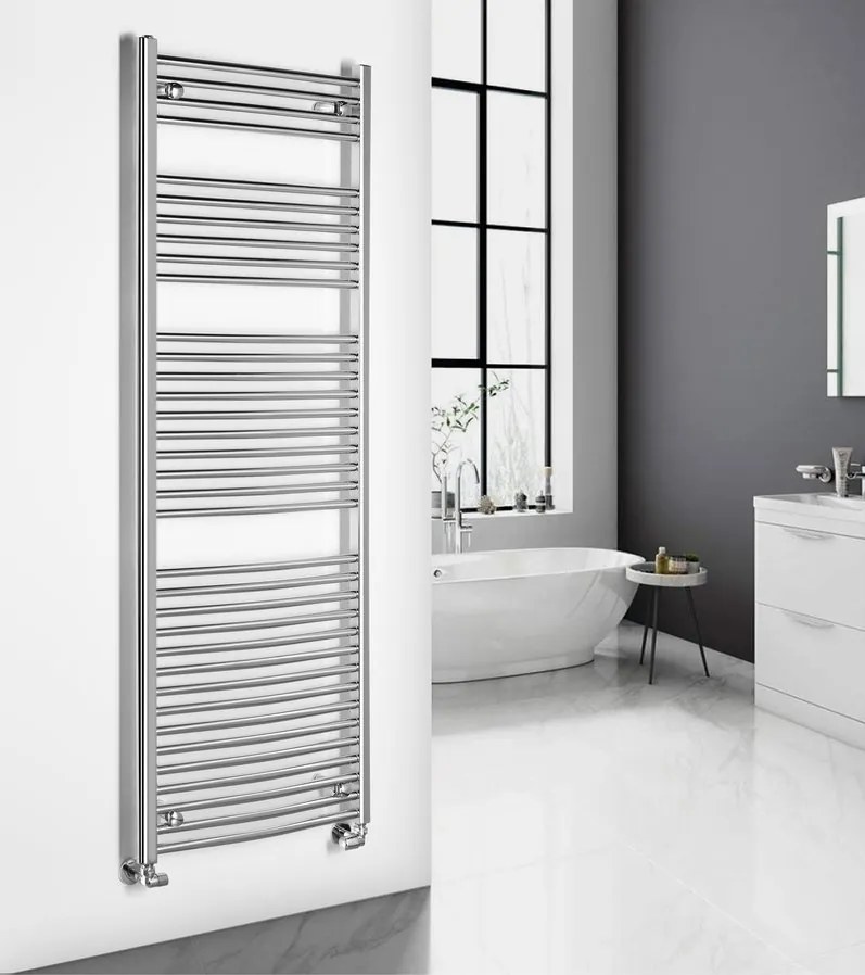 Aqualine Aqualine, ALYA topné těleso oblé 600x1703mm, chrom, LLC205