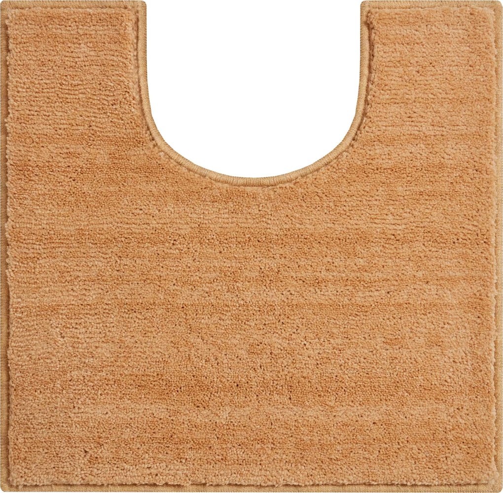 GRUND Koupelnová předložka ROMAN LINES karamel Rozměr: 50x50 cm s výřezem pro WC