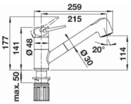 Blanco Wega II-S 526420