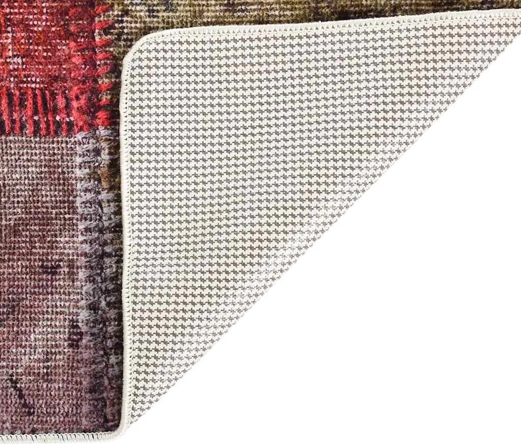 Koberec pratelný patchwork 80x150 cm vícebarevný 337964
