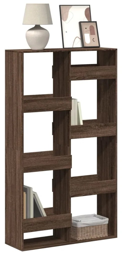 Knihovna hnědý dub 100 x 33 x 175 cm kompozitní dřevo 3309408