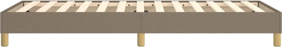 Rám postele s boxspringem taupe 90x200 cm textil 3120586