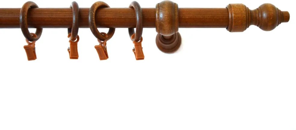 Garnýže Excelente dřevěná Dub - 120 cm