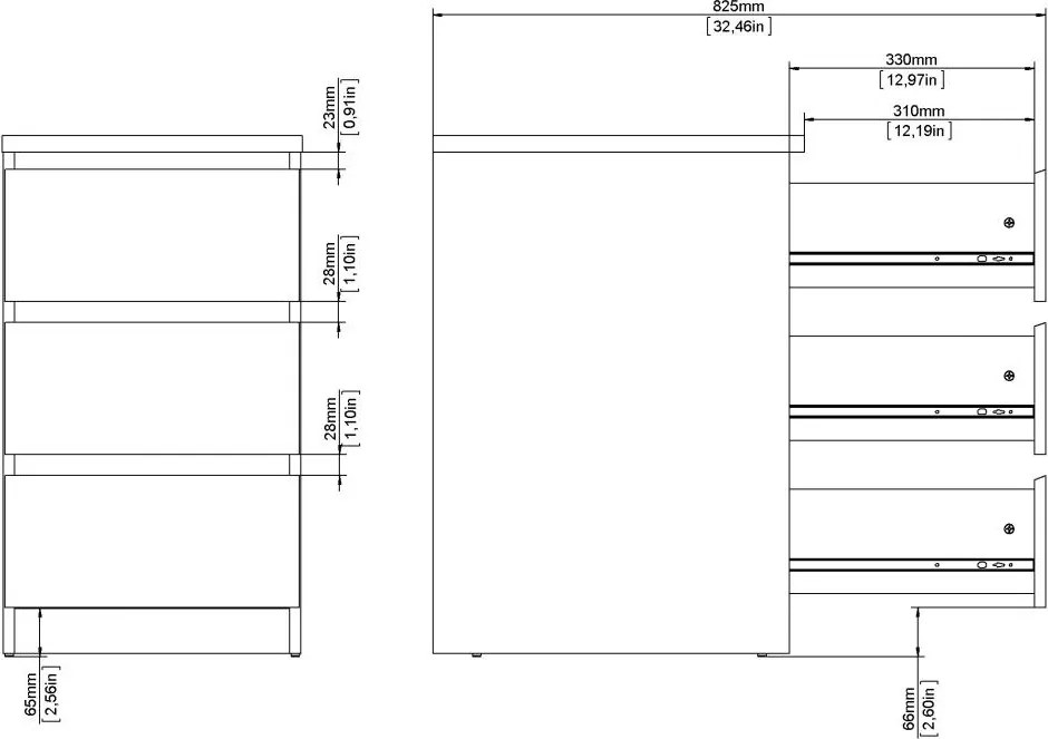 Komoda Simplicity 237 jackson hickory