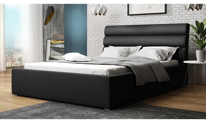 Čalouněná postel s rolovatelným roštem Exorim, Rozměr postele: 120x200, Potah: Victoria 14 853