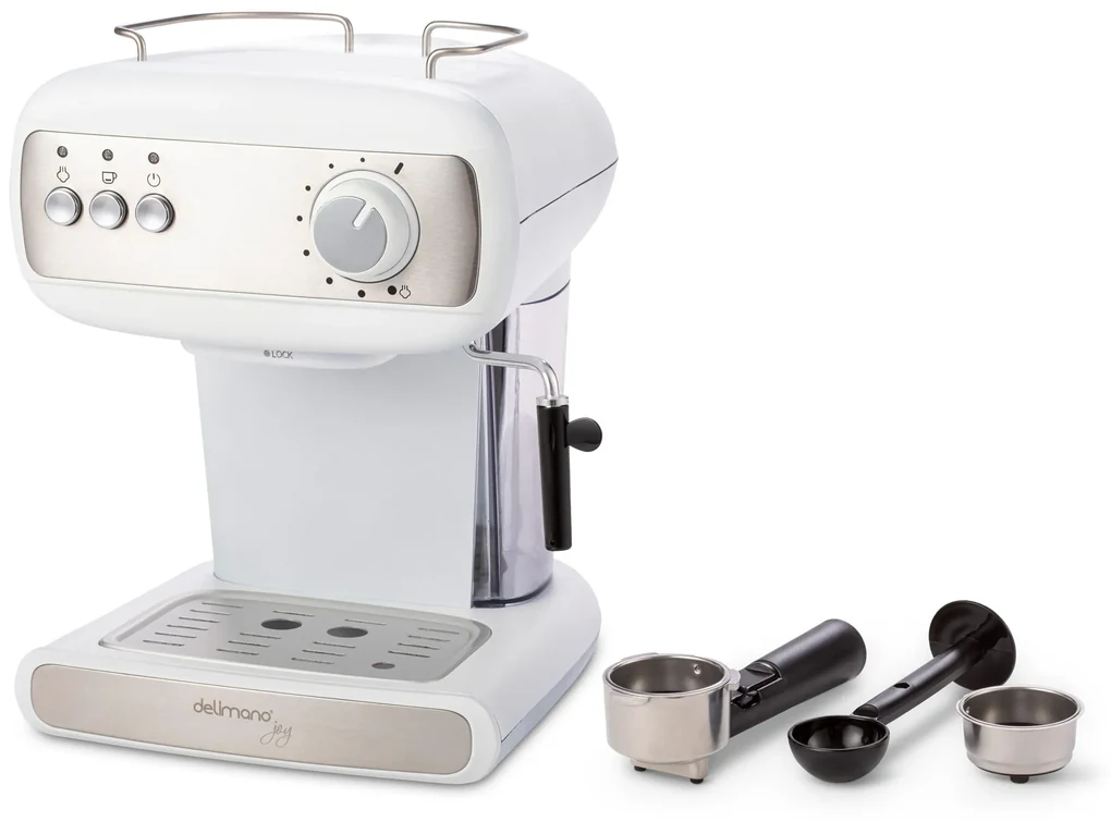 Delimano Kávovar Espresso Joy Bílý | BIANO