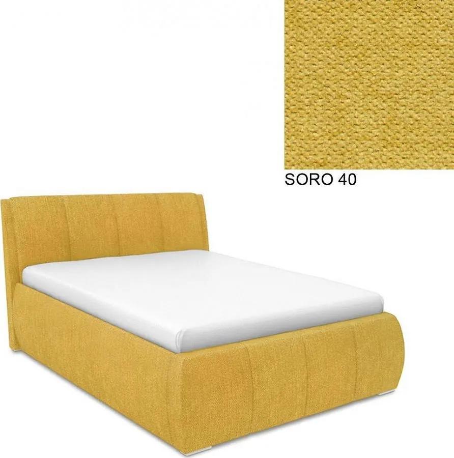 Dřevona - Elitte Čalouněná postel AVA EAMON UP 160x200, s úložným prostorem, SORO 40