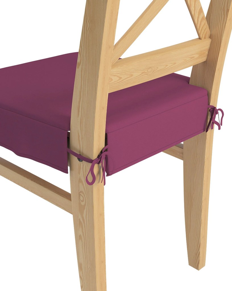 Sedák na židli IKEA Ingolf barva švestková