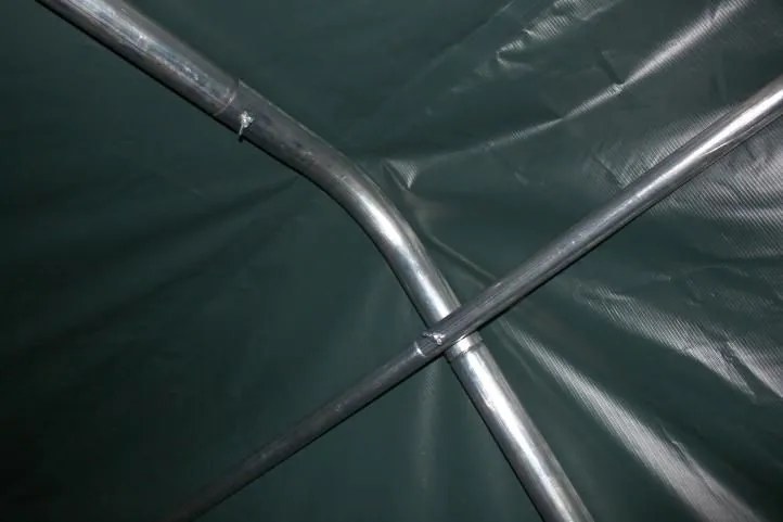 Zahradní a hospodářský stan 3,3×4,8 m, zelený, PVC 550 g/m²