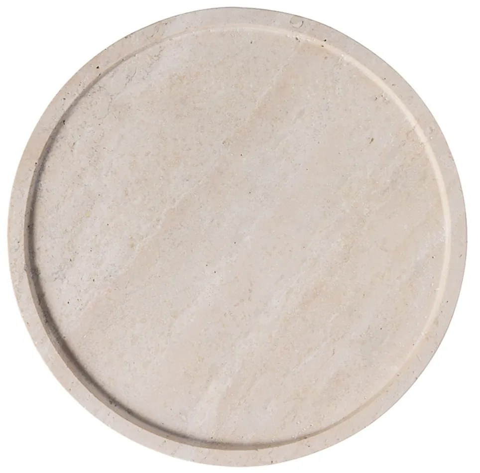 Villeroy & Boch Servírovací podnos z přírodního kamene Manufacture Travertine, Ø 24,5 cm 10-1375-2581