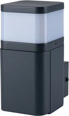 Brilagi - Venkovní nást. lampa se zás. SCHUKO PILLAR 1xG9/11W/230V IP44 antracit