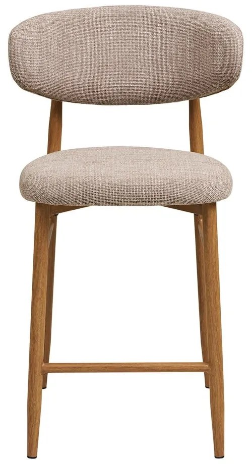 Béžová/v přírodní barvě čalouněná barová židle (výška sedáku 65 cm) Levanto – House Nordic