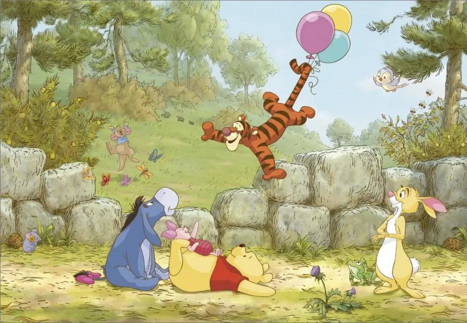 Komar Fototapeta - Komar Winnie Pooh Ballooning