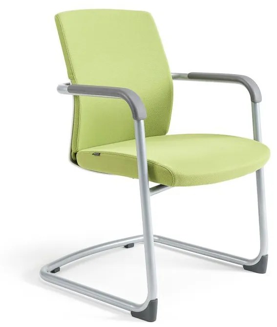 Office Pro Jednací židle JCON WHITE Barva potahu: J1-203 zelená