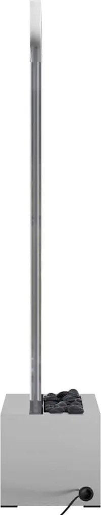 Bublinkový panel s RGB LED nerezová ocel a akryl 110 cm 151400
