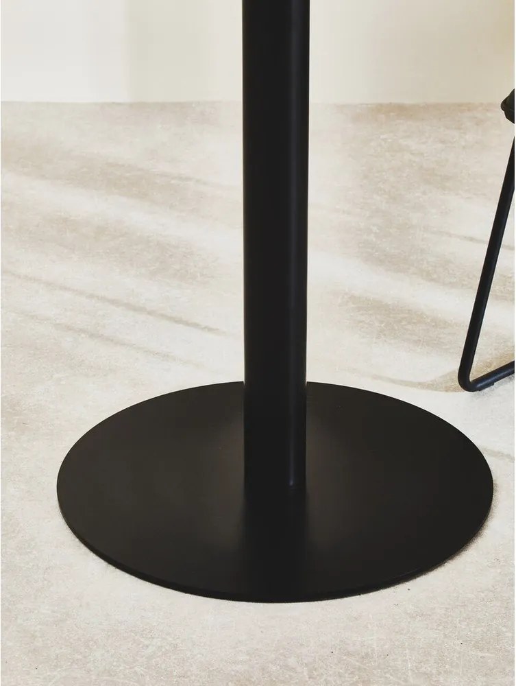 Kulatý jídelní stůl se skleněnou deskou ø 90 cm Metropolitan – Premier Housewares