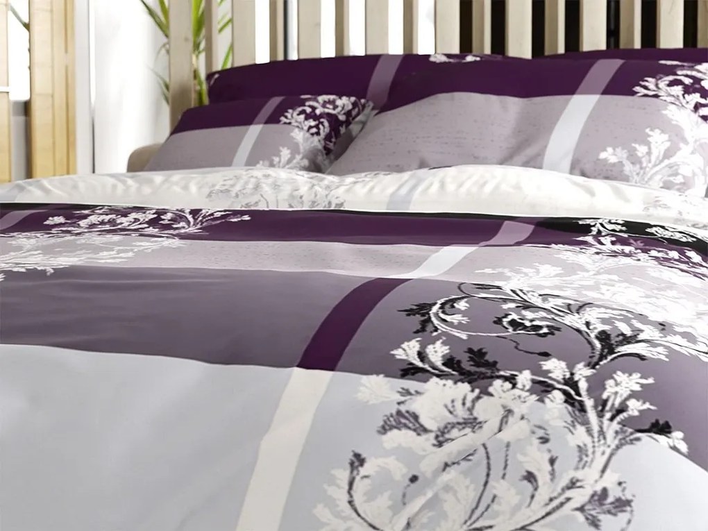 Polybavlněné povlečení LUXURY fialové Rozměr povlečení: 70 x 90 cm | 140 x 220 cm