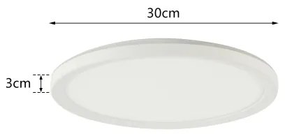 Brilagi-LED Stmívatelné svítidlo se senzorem ULTRA SLIM LED/18W/230V pr.30 cm+DO