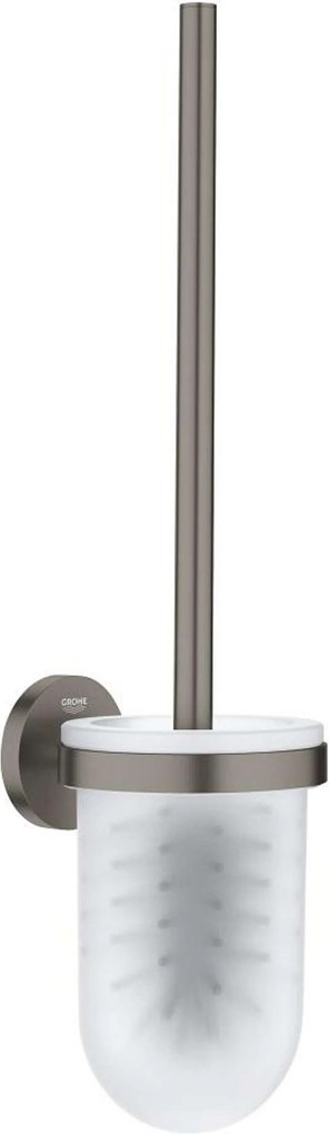 Grohe Start - WC štětka nástěnná s držákem, sklo/kartáčovaný Hard Graphite 41185AL0