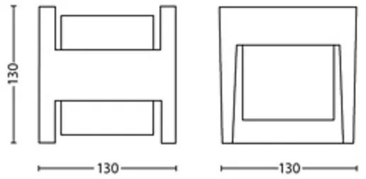 Philips - LED Venkovní nástěnné svítidlo ARBOUR LED/3,8W/230V IP44