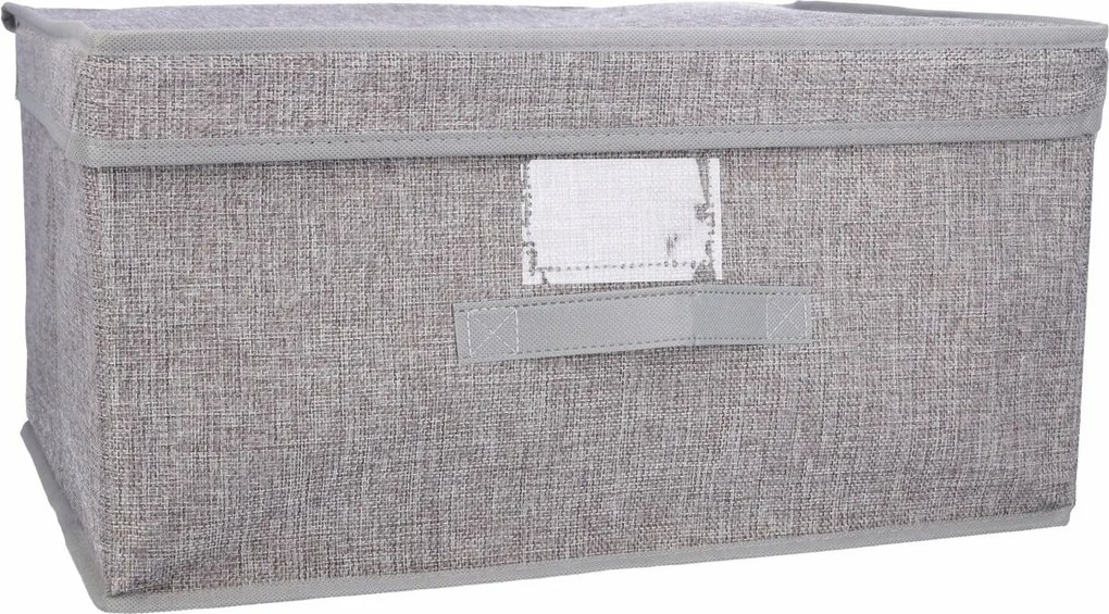 Skládací úložný box s odklopným víkem 44 × 33 × 22 cm, L