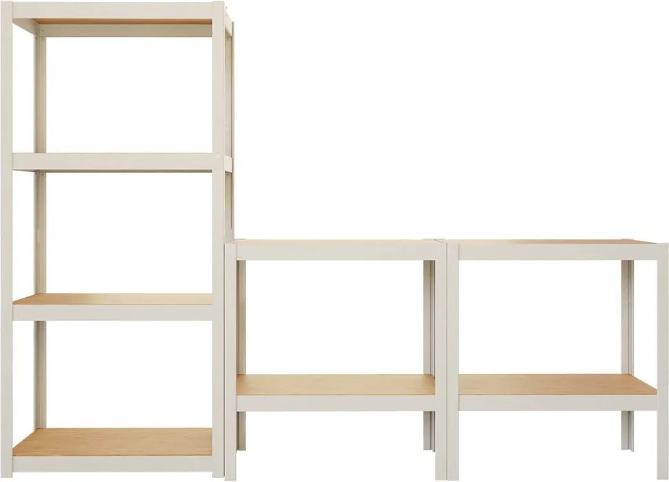 AR Style Set 11 – Kaskádový regál 150x210x40 cm, bílý
