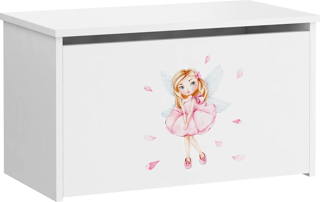 ADRK Furniture Truhla na hračky DARIA TB-Dar-W-GIR-WING-n-O044