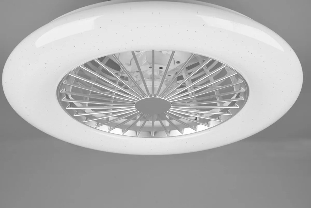 Trio R62522987 LED stropní svítidlo s ventilátorem Stralsund 1x30+9W | 2200lm | 3000 - 6500K | RGB