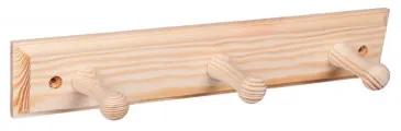ČistéDřevo Nástěnný věšák dřevěný 30cm