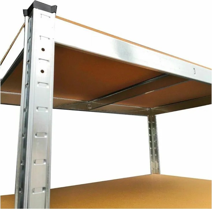 Fistar Regál 180x180x60 cm kovový zinkovaný 5-policový, nosnost 500 kg