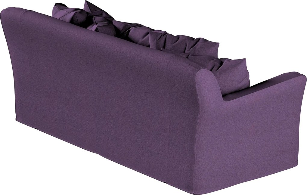 Potah na pohovku IKEA Tomelilla rozkládací barva fialová látka pletený vzor